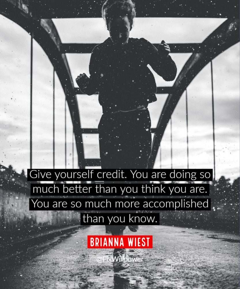 How to Give Yourself Credit [and Why It Matters] - FixWillpower